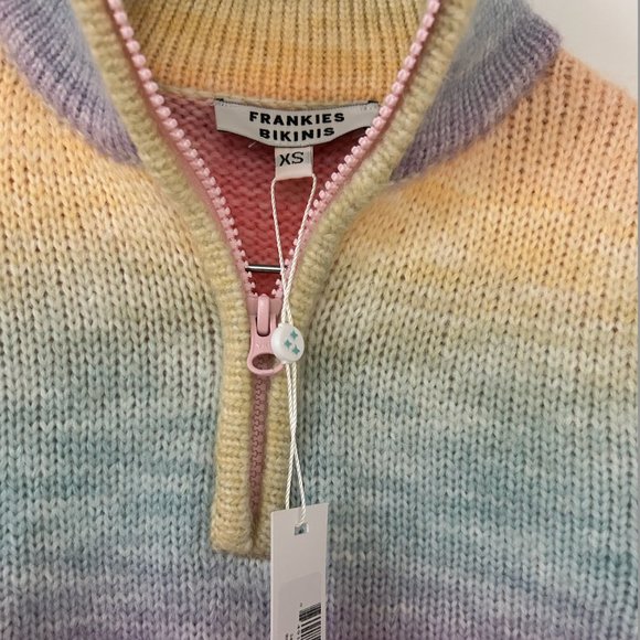 Sweaters | Frankies Bikini Cropped Knit Sweater | Poshmark